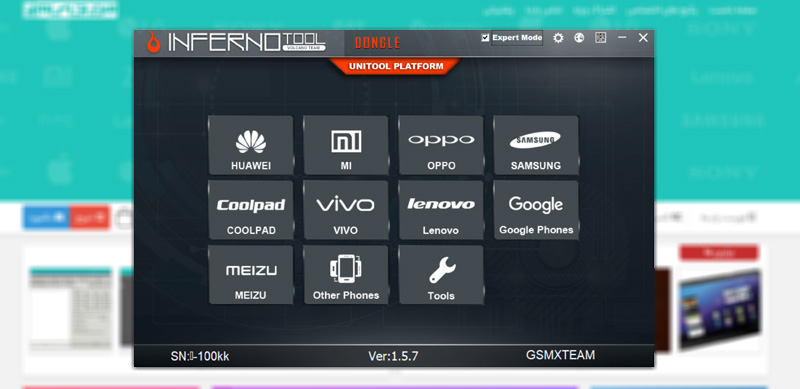 کرک دانگل InfernoTool V1.5.7 | فری جی اس ام